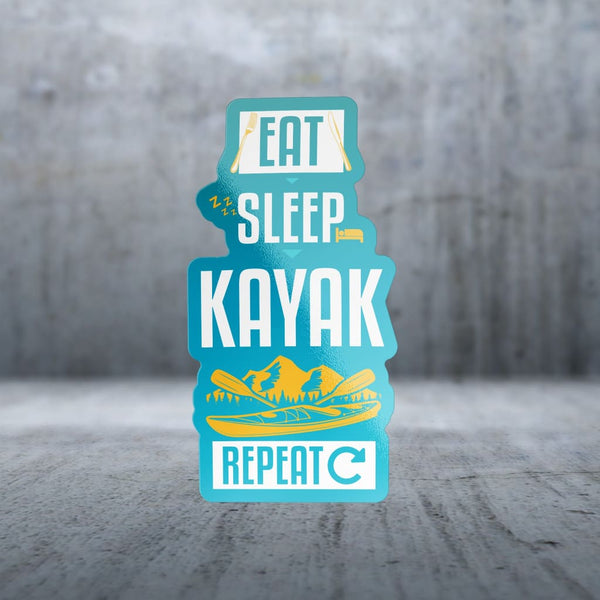 Sticker Pack | 7839 - Eat Sleep - Kayak