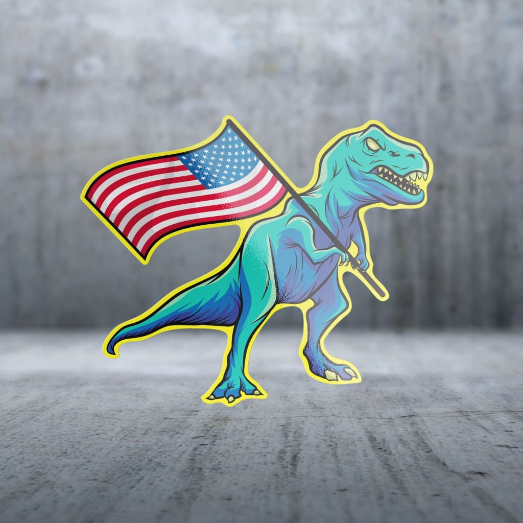Sticker Pack | 7957 - Freedom Dinosaur - Patriotic