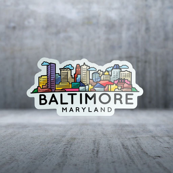 Sticker Pack | 8176 - City Sky Scene - Baltimore