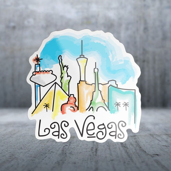 Sticker Pack | 8299 - Watercolor Lines - Las Vegas