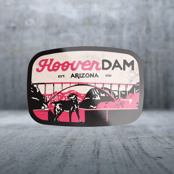 Sticker Pack | 8466 - Halftone Punk - Hoover Dam