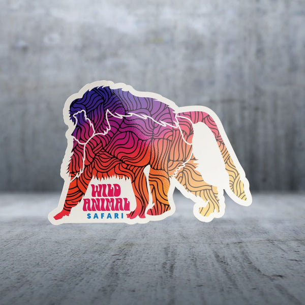 Sticker Pack | 8883 - Peach Pink Purple - Baboon