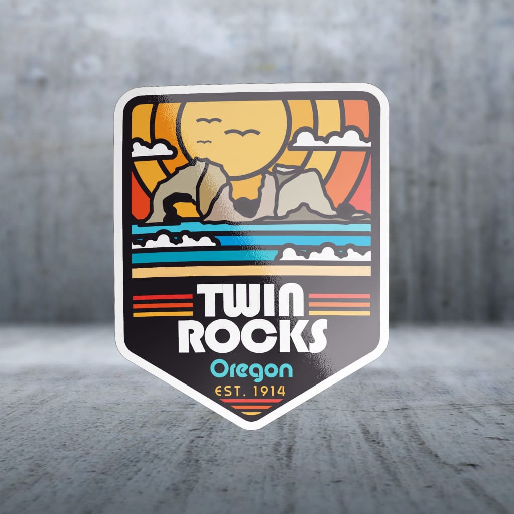 Sticker Pack | 8978 - Rainbow Badge - Twin Rocks