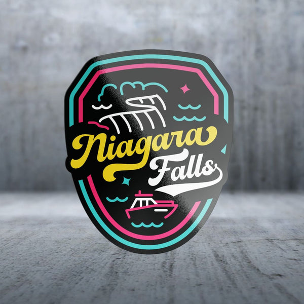 Sticker Pack | 9047 - Neon Lines - Niagara Falls