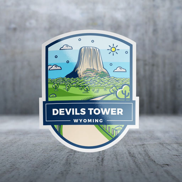 Sticker Pack | 9083 - Shield Banner - Devils Tower