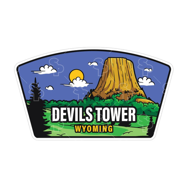 Sticker Pack | 9091 - Windshield - Devils Tower