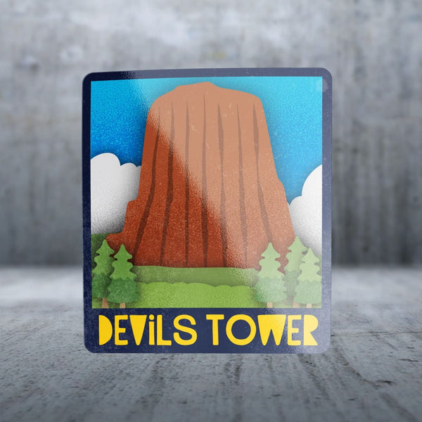 Sticker Pack | 9098 - Pixel Story - Devils Tower