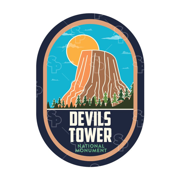 Sticker Pack | 9102 - City Spots - Devils Tower