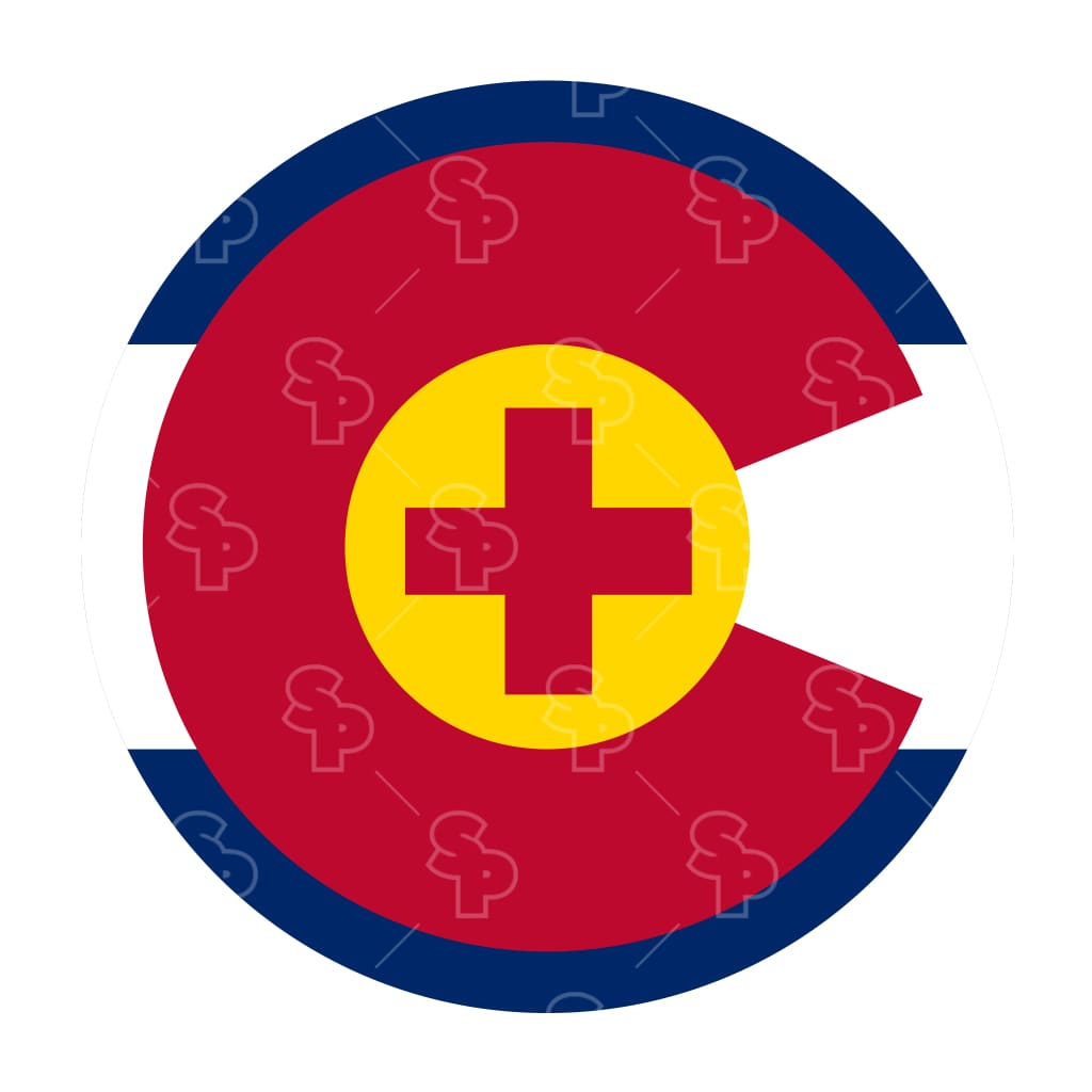 Sticker Pack | 9245 - Colorado Flag Cross