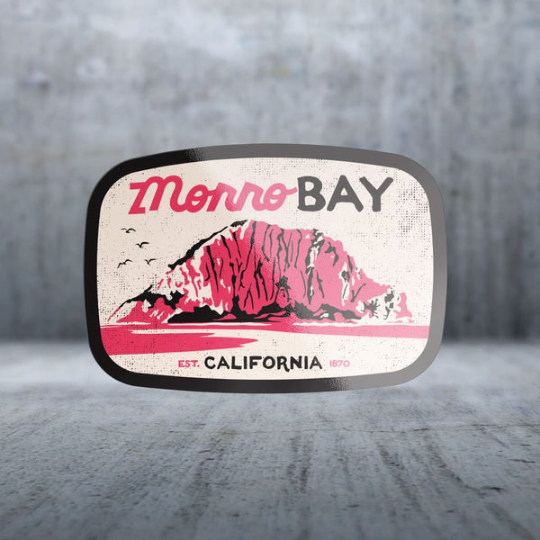 Sticker Pack | 9253 - Retro High Contrast - Morro Bay