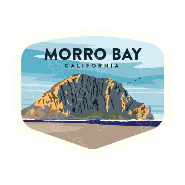 Sticker Pack | 9256 - Clean NP Scene - Morro Bay