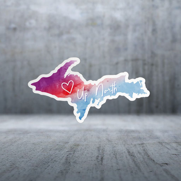 Sticker Pack | 9498 - Watercolor Texture - Upper Peninsula