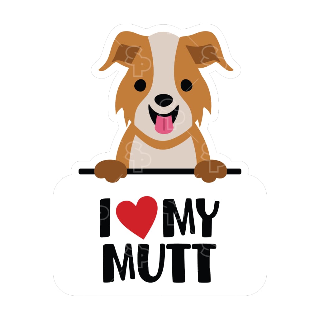 Sticker Pack | 9699 - Dogs I Love - Mutt