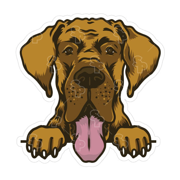 Sticker Pack | 9736 - Dogs Begging Illustrated - Great Dane