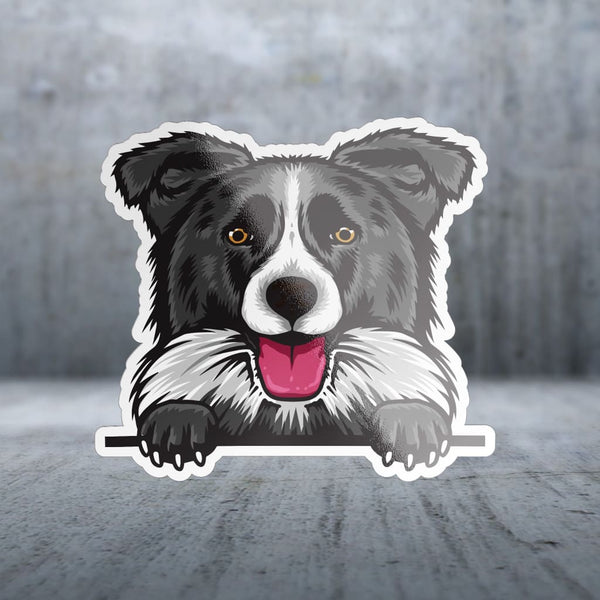 Sticker Pack | 9741 - Dogs Begging Illustrated - Border Collie