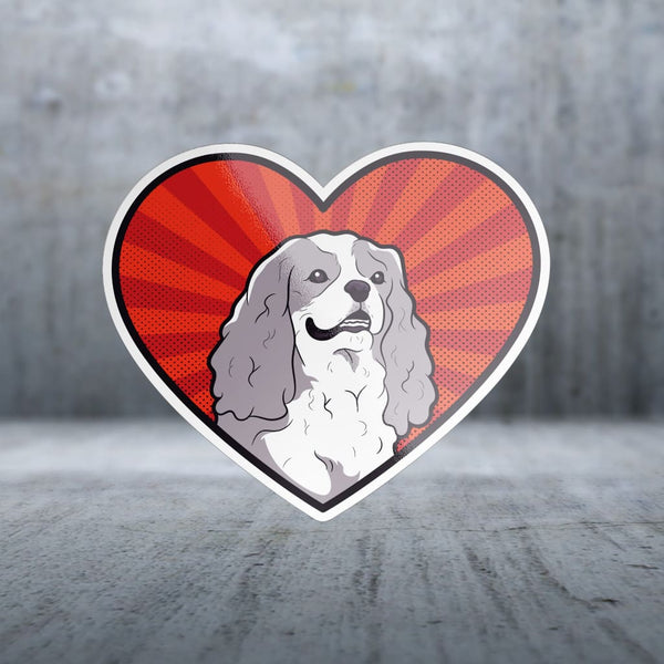 Sticker Pack | 9796 - Dog Heart - Cavalier