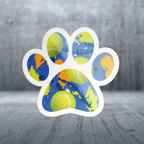 Sticker Pack | 9851 - Dog Paw - Tennis Balls