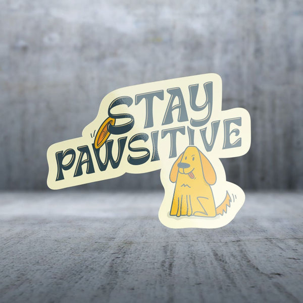 Sticker Pack | 9998 - Dog Sayings - Stay Pawsitive