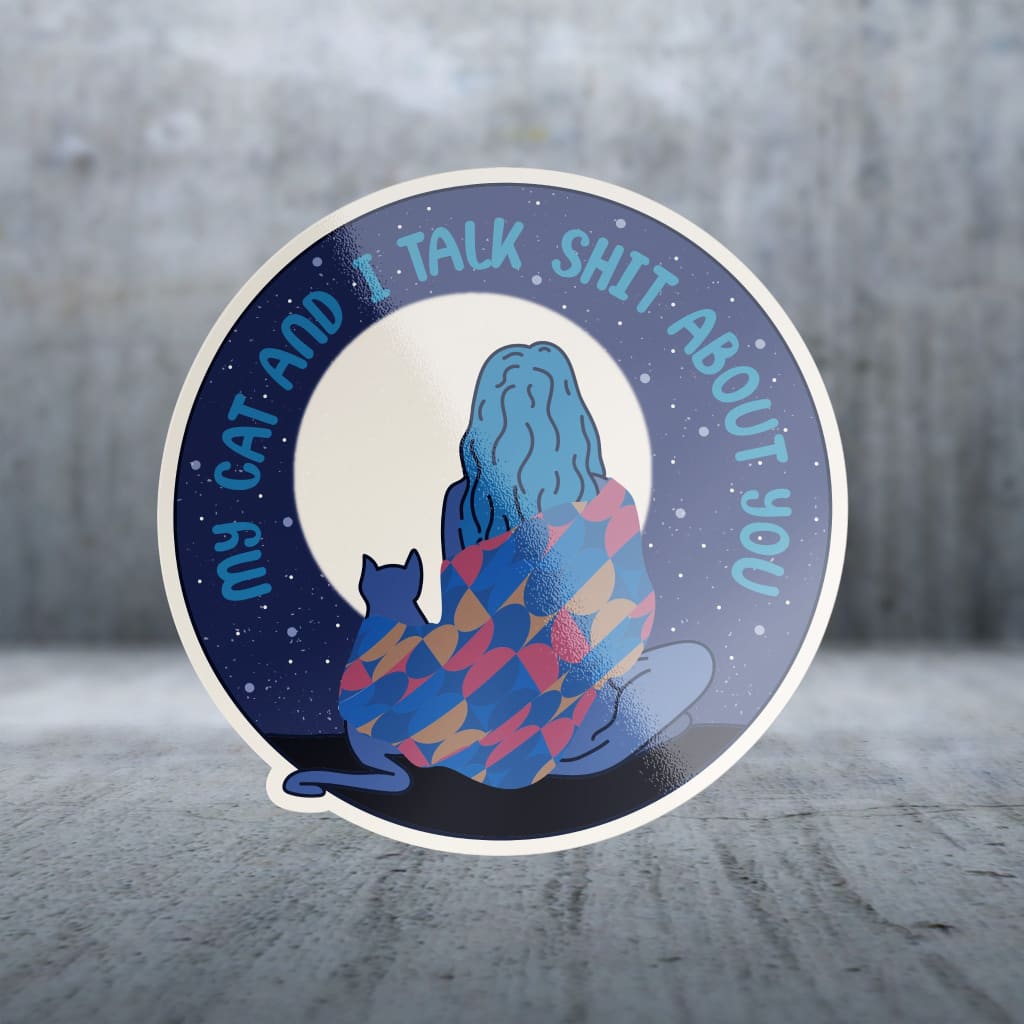Sticker Pack | 10229 - Cat Sayings - Talking Shit