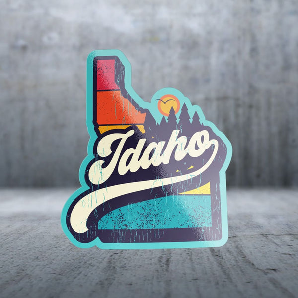 Sticker Pack | 10930 - Gritty Retro States - Idaho