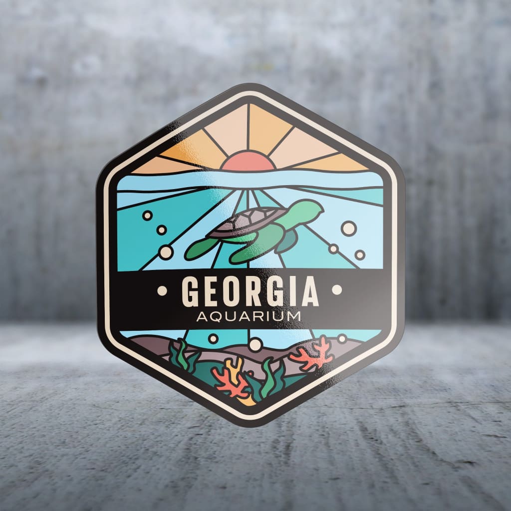 Sticker Pack | 12448 - Outdoor Hex - Sea Turtle