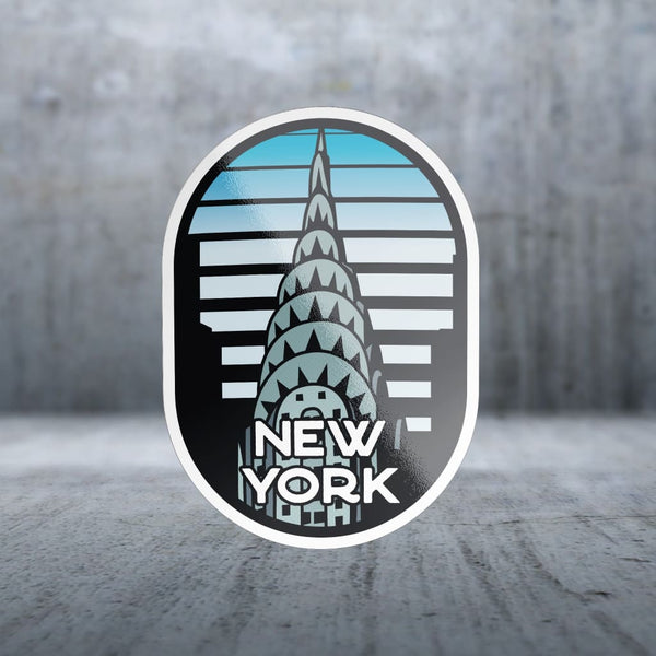 Sticker Pack | 12545 - Chrysler Building Pill Dots - New York