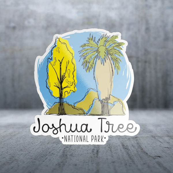 Sticker Pack | 12579 - Hand Sketch Vegetation - Joshua Tree