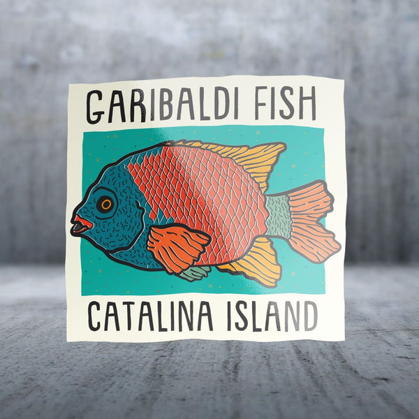 Sticker Pack | 12599 - Fish Sketch - Garibaldi