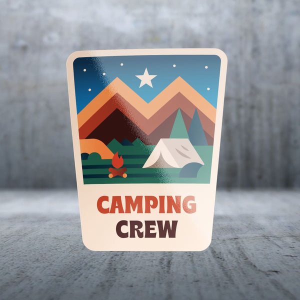 Sticker Pack | 12681 - Gradient Levels - Camp Sayings - Tent Crew