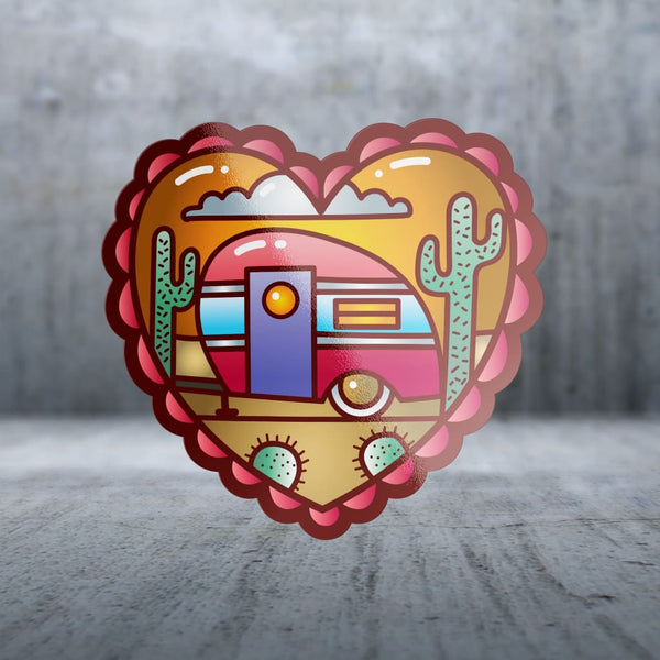 Sticker Pack | 12709 - Camp Sayings - RV Cactus Heart