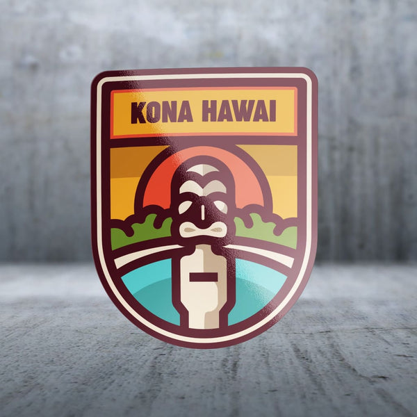 Sticker Pack | 12887 - Shield Lines - Hawaii Tikki