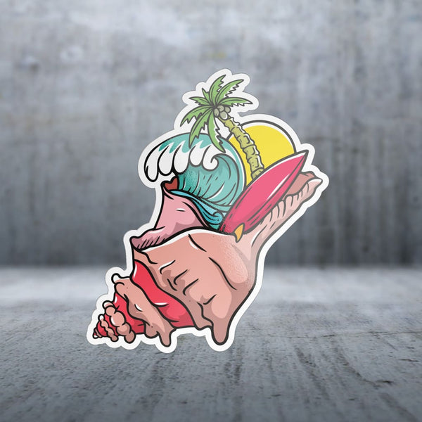 Sticker Pack | 12893 - Beach Life - Conch Wave