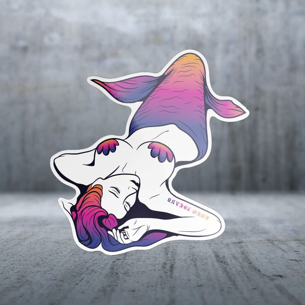 Sticker Pack | 6689 - Mermaid Lay Down Gradient